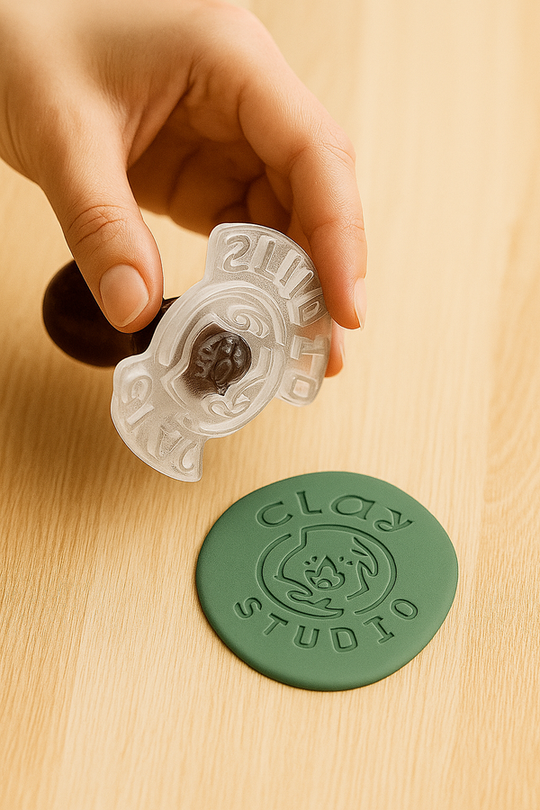 Customizable Coffee Cup Stamp | Personalized Business Logo Stamp for C ...